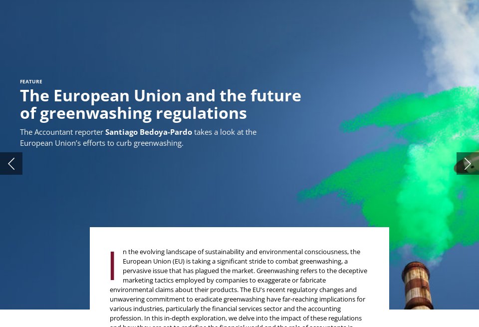 The European Union and the future of greenwashing regulations - TA ...